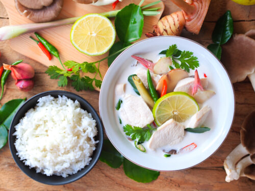 Chicken Tom-Kha Recipe - Home By Geneva