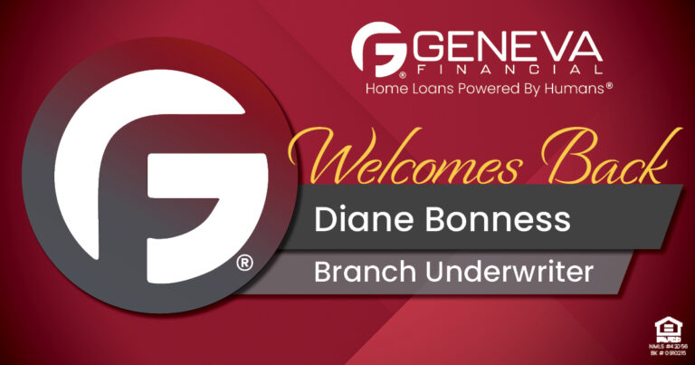 Geneva Financial Welcomes Back Branch Underwriter Diane Bonness to ...