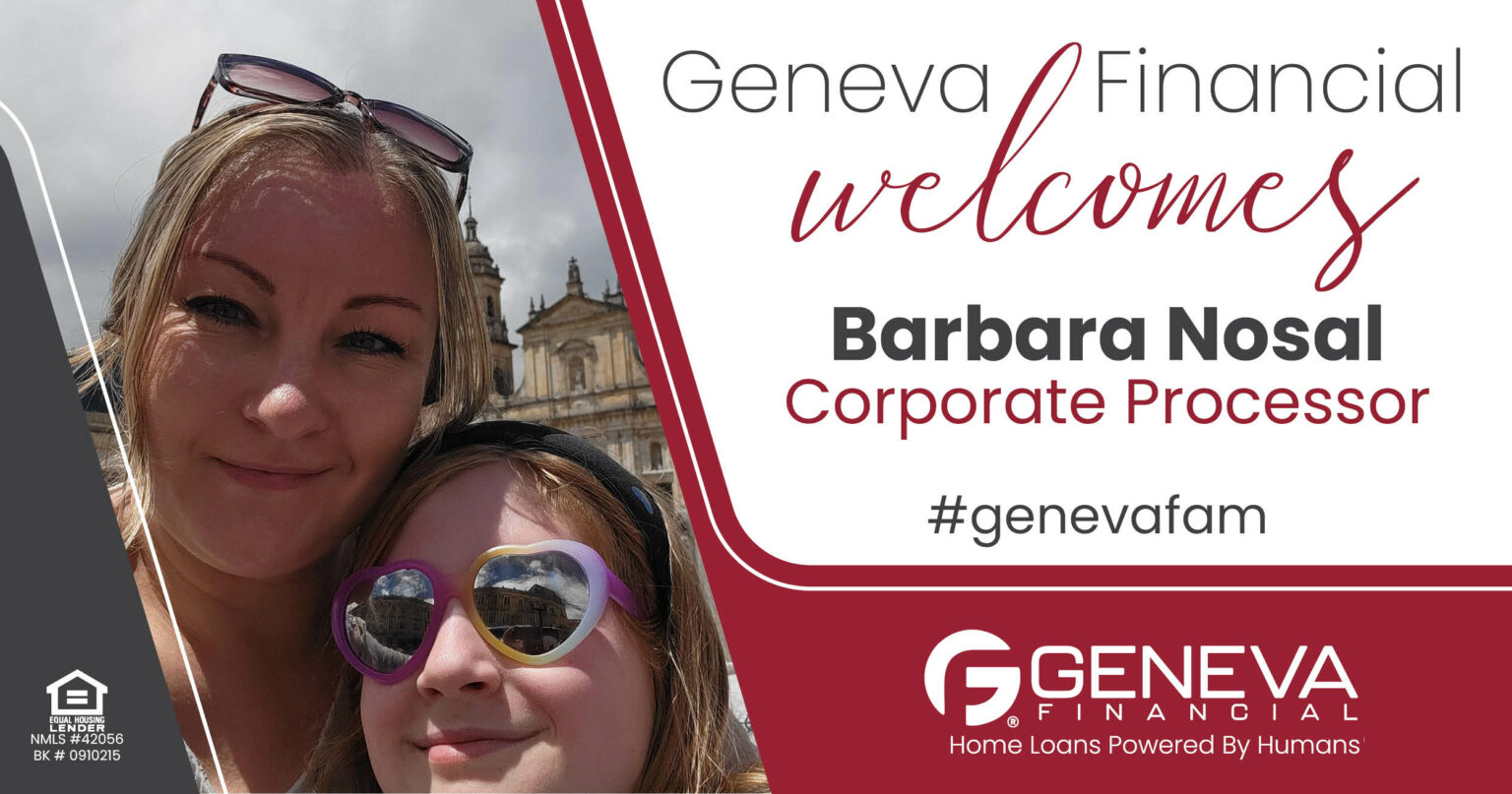 Geneva Financial Welcomes New Processor Barbara Nosal to Geneva ...