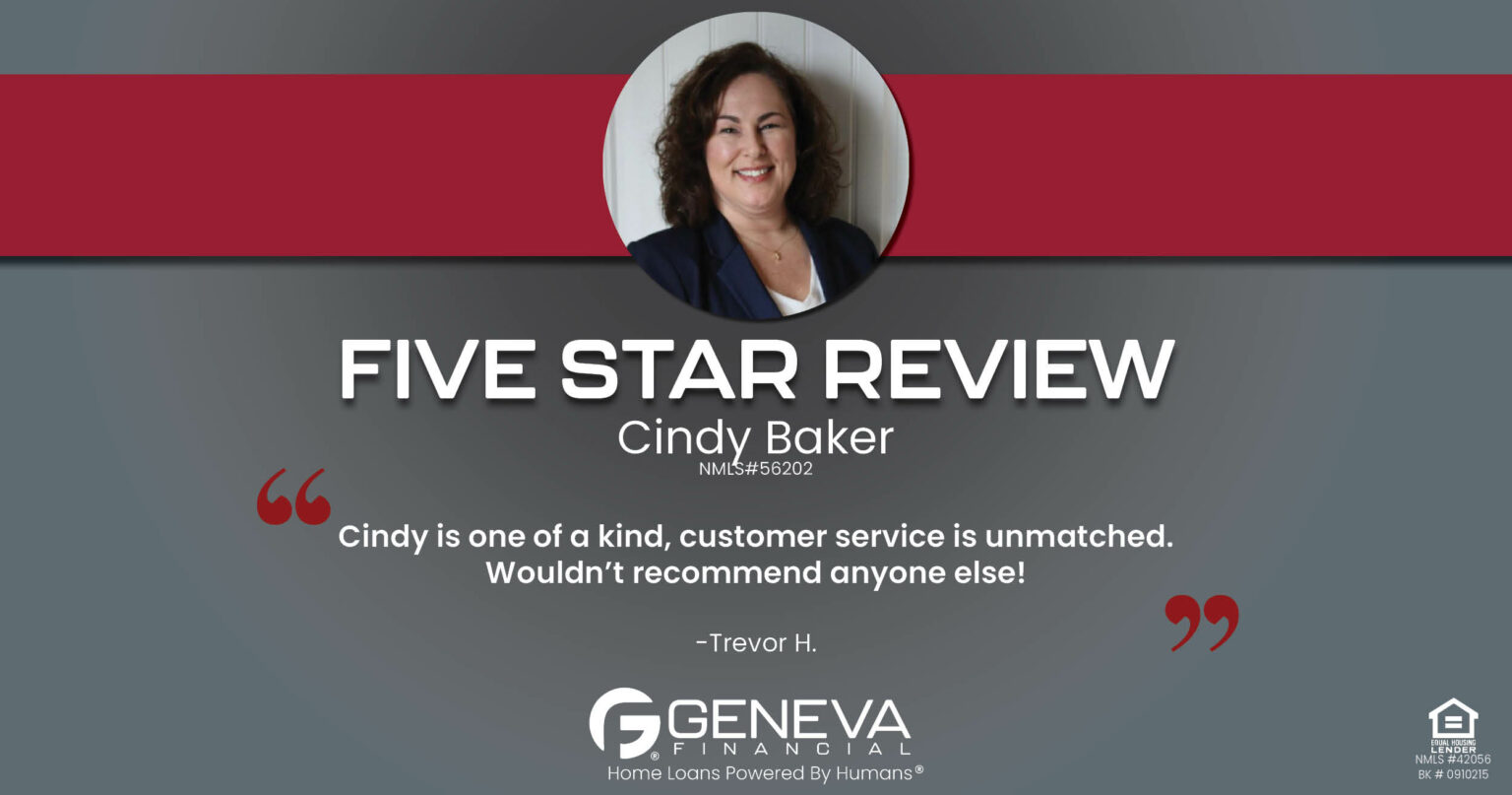 Review for Cindy Baker, Geneva Financial, Indiana - Geneva Financial