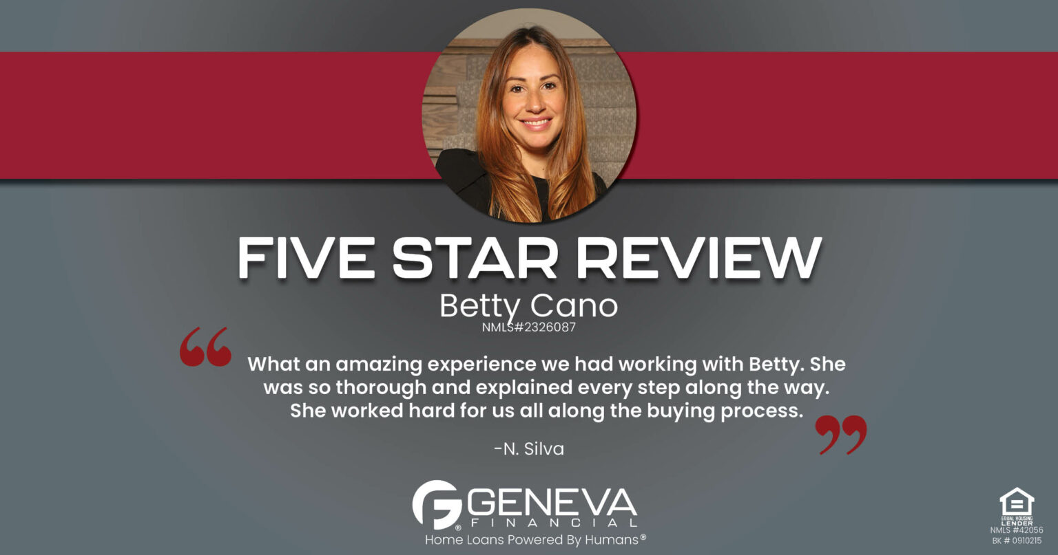 Review for Betty Cano, Illinois - Geneva Financial